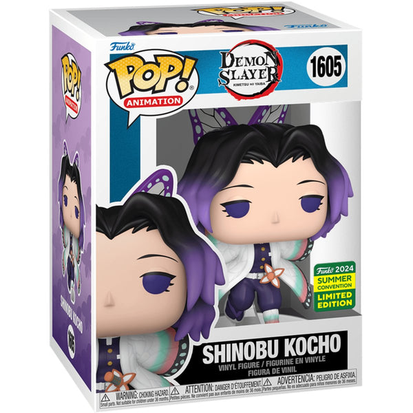 Demon Slayer Shinobu Kocho 2024 Summer Convention Limited Edition 1605 Funko Pop Vinyl Anime Persona Toys